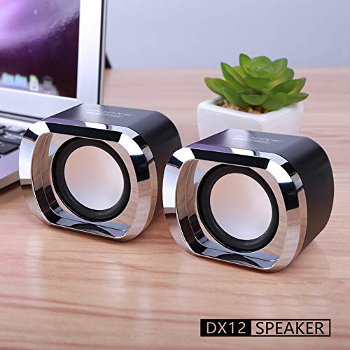 ACHICOO Mini Computer Speakers USB AUX Jack 3.5mm PC Desktop Laptop ...