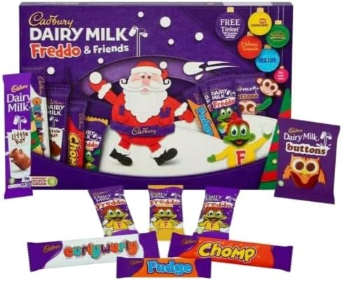 8X Christmas Chocolate Gift Set For Kids - Cadbury Dairy Milk Freddo ...