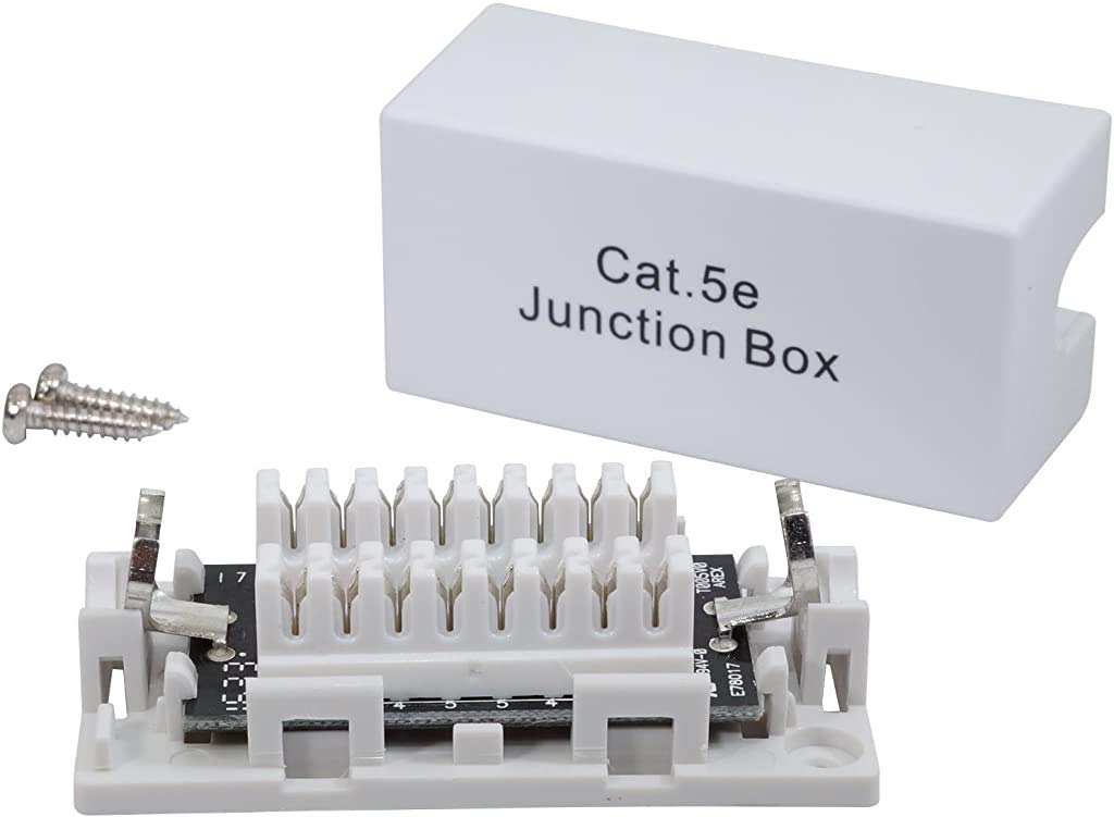 InstallerParts (5 Pack) Cat 5E Junction Box - 110 Punch Down Type – UL ...