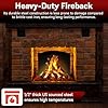 Amazon.com: Grate Wall of Fire Model RF-5 Reflective Fireback – 21 ...