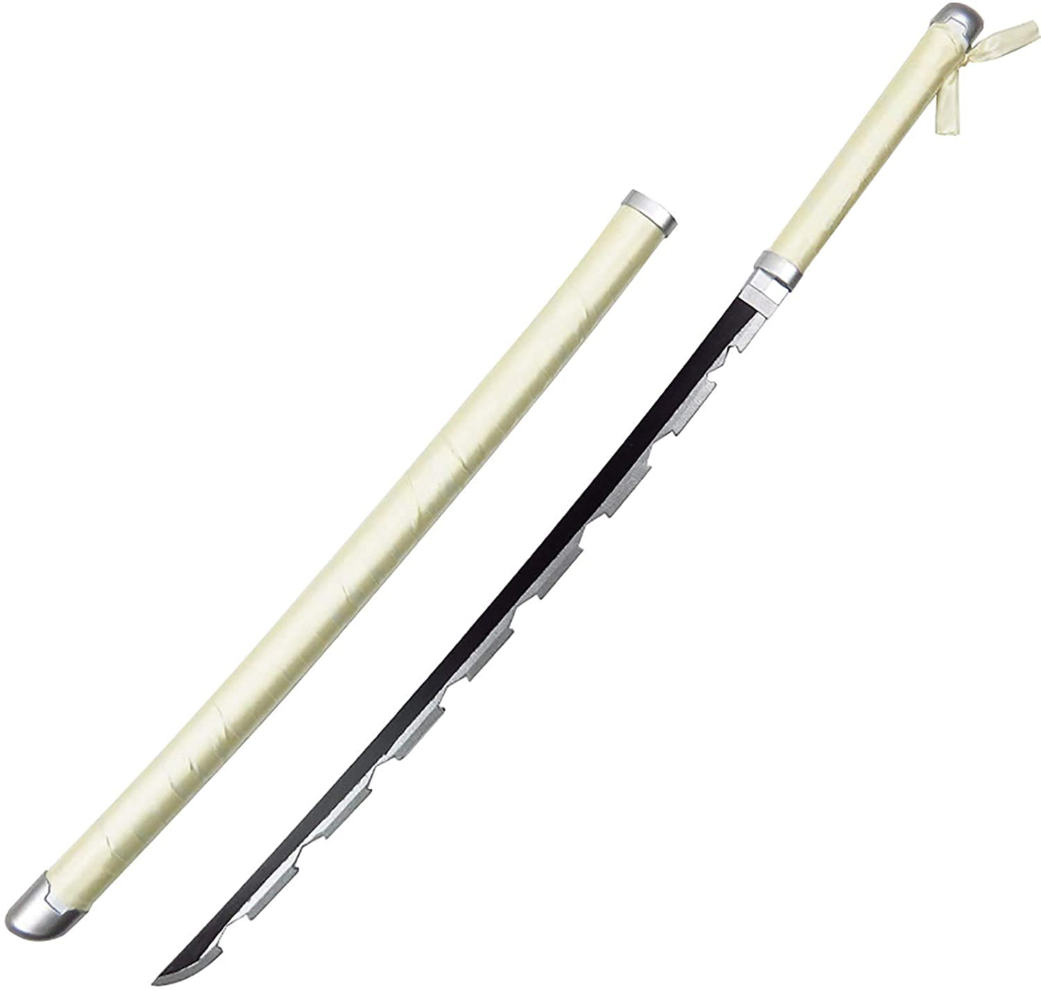 Buy Demon Slayer Wooden Katana with Scabbard for Hashibira Inosuke ...