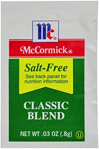 Amazon.com : McCormick Salt Free Classic Blend Seasoning - 0.03 oz ...