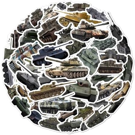 Amazon.com: 50PCS Military Stickers Pack for Kids, Tank Vinyl ...