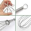 Amazon.com: Whisks for Cooking Set, Stainless Steel Wisker for Baking ...