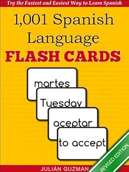 1,001+ Spanish Language Flash Cards: The Fastest Way to Get Started in ...