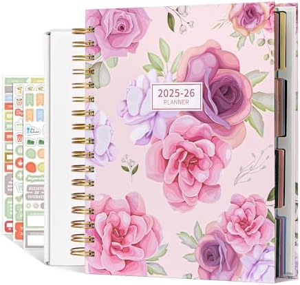 Amazon.com : Planner 2025-2026, 18-Month Daily, Weekly & Monthly Large ...