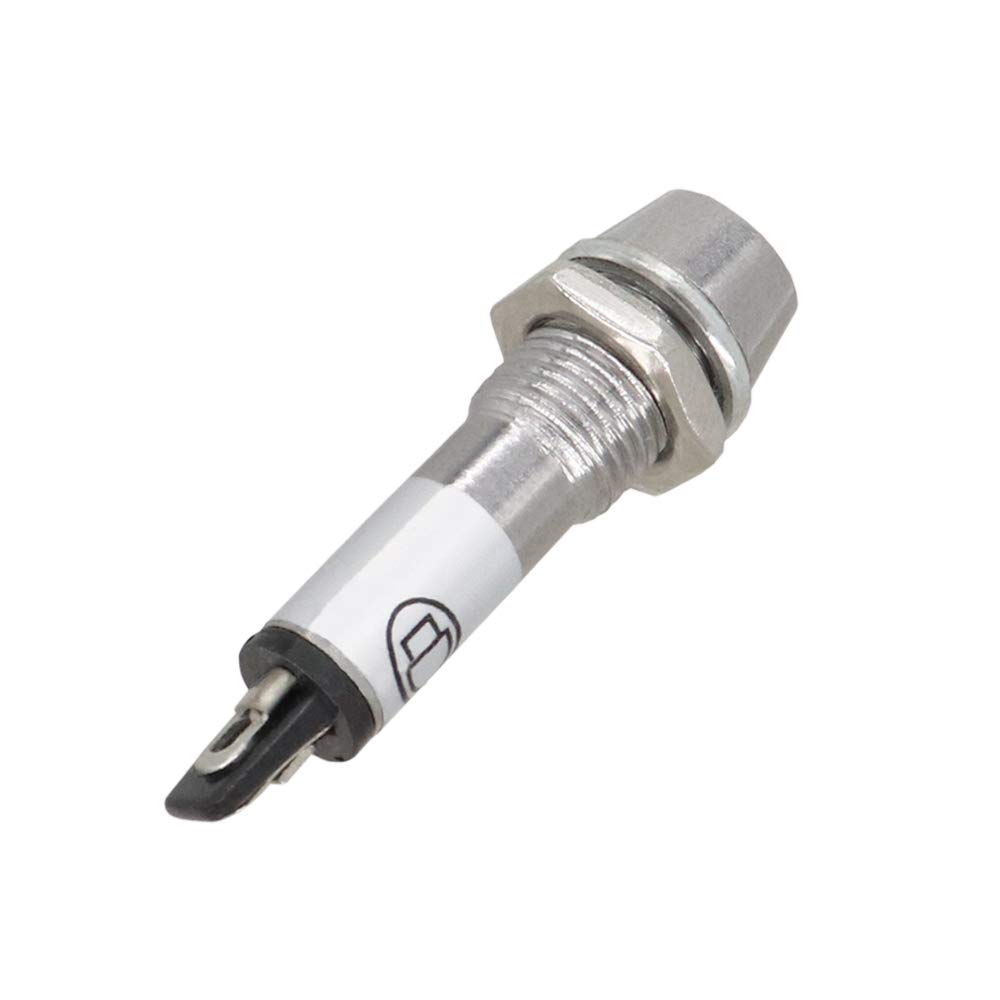 Snapklik.com : Indicator Light 110V AC Red 5/16 Inch 8mm Metal Shell ...