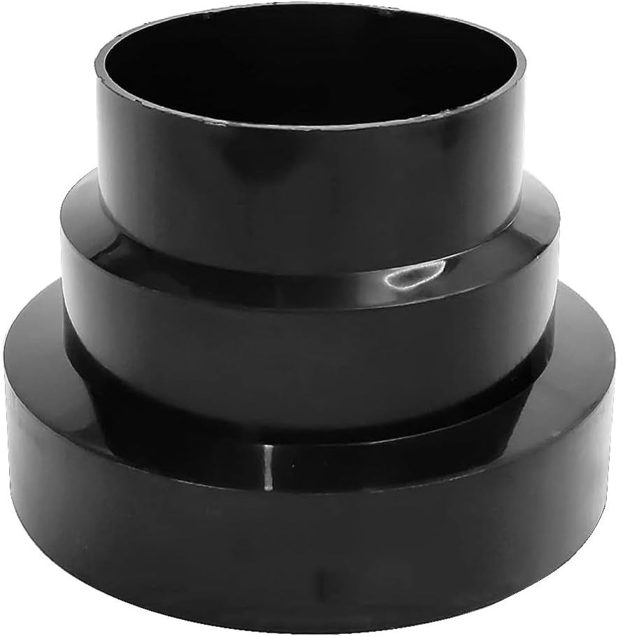 AMPEREUS Plastic 6-Inch to 5-Inch, 4-Inch Converter Cone Reducer for ...