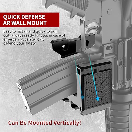 Snapklik.com : Witto 2-Pack Upgraded AR15 Wall Mount For 223/5.56 Rifle ...