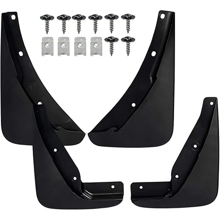 Amazon.com: ECOTRIC Heavy Duty Mud Flaps Guards Compatible With 2015 ...