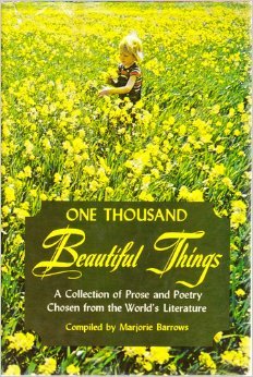 One Thousand Beautiful Things: Barrows, Marjorie: Amazon.com: Books