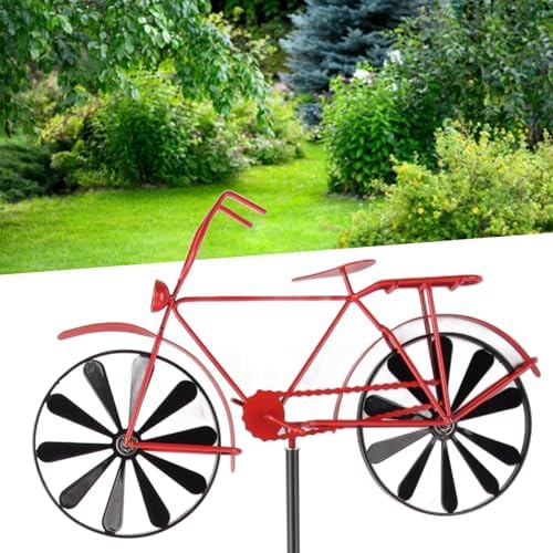 Amazon.com: NFNSIG Bicycle Wind Spinner, Vintage Bicycle Metal Wind ...