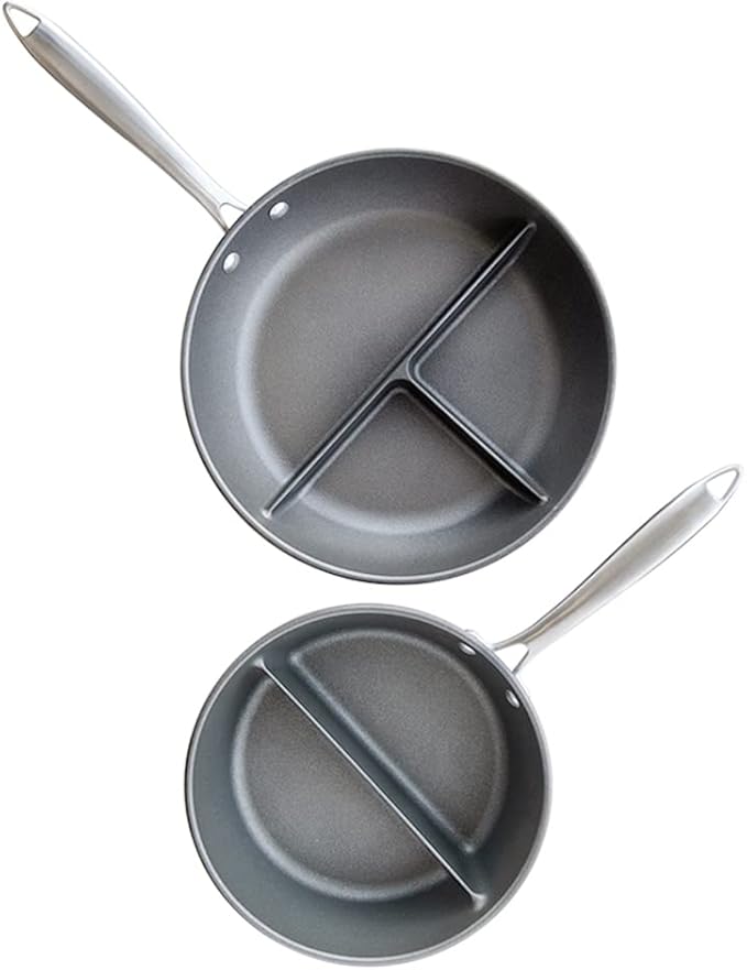 Amazon.com: Nordic Ware Divided Saute & Skillet Set: Home & Kitchen