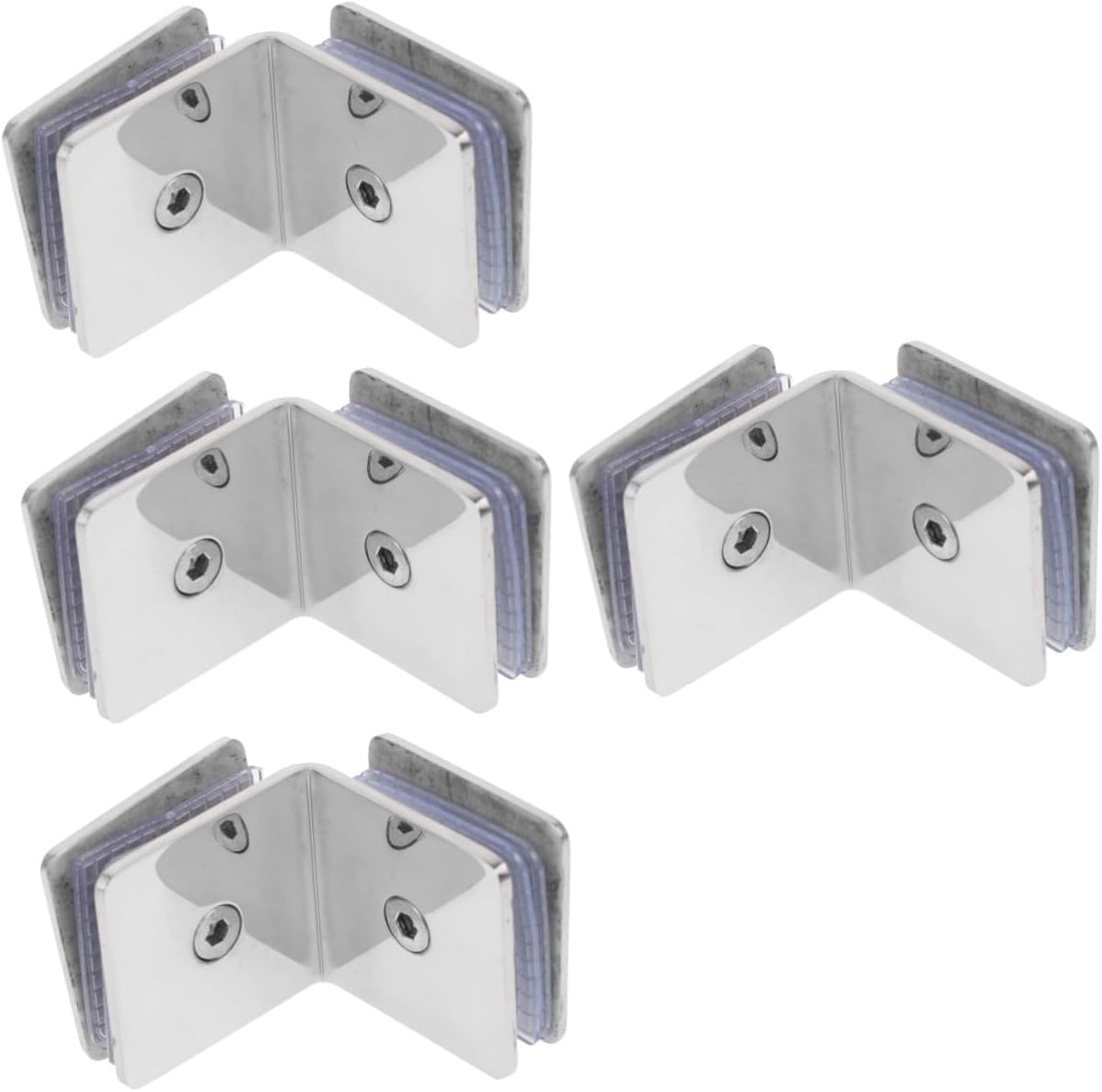 Amazon.com: BaydoG Glass Shelf Bracket 304 Stainless Steel Glass Clamps ...