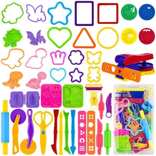Amazon.com: Mr. Pen- Play Dough Tools Kit, 45 Pcs, Playdough Toys ...