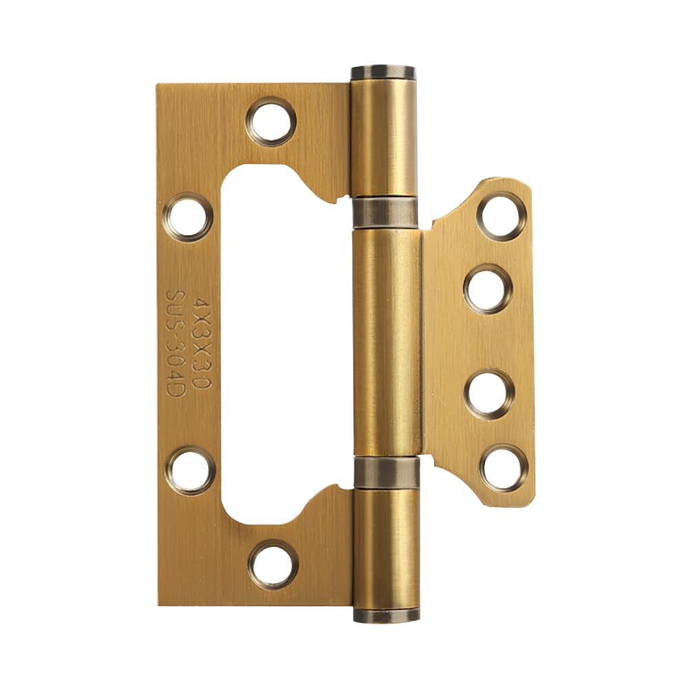 VOLUKA 6 Pack Non-Mortise Door Hinges - Easy to Install, 4" × 3 ...