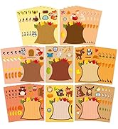 Amazon.com: CY2SIDE 12 Sets Fall Woodland Animal Scene Sticker Art ...