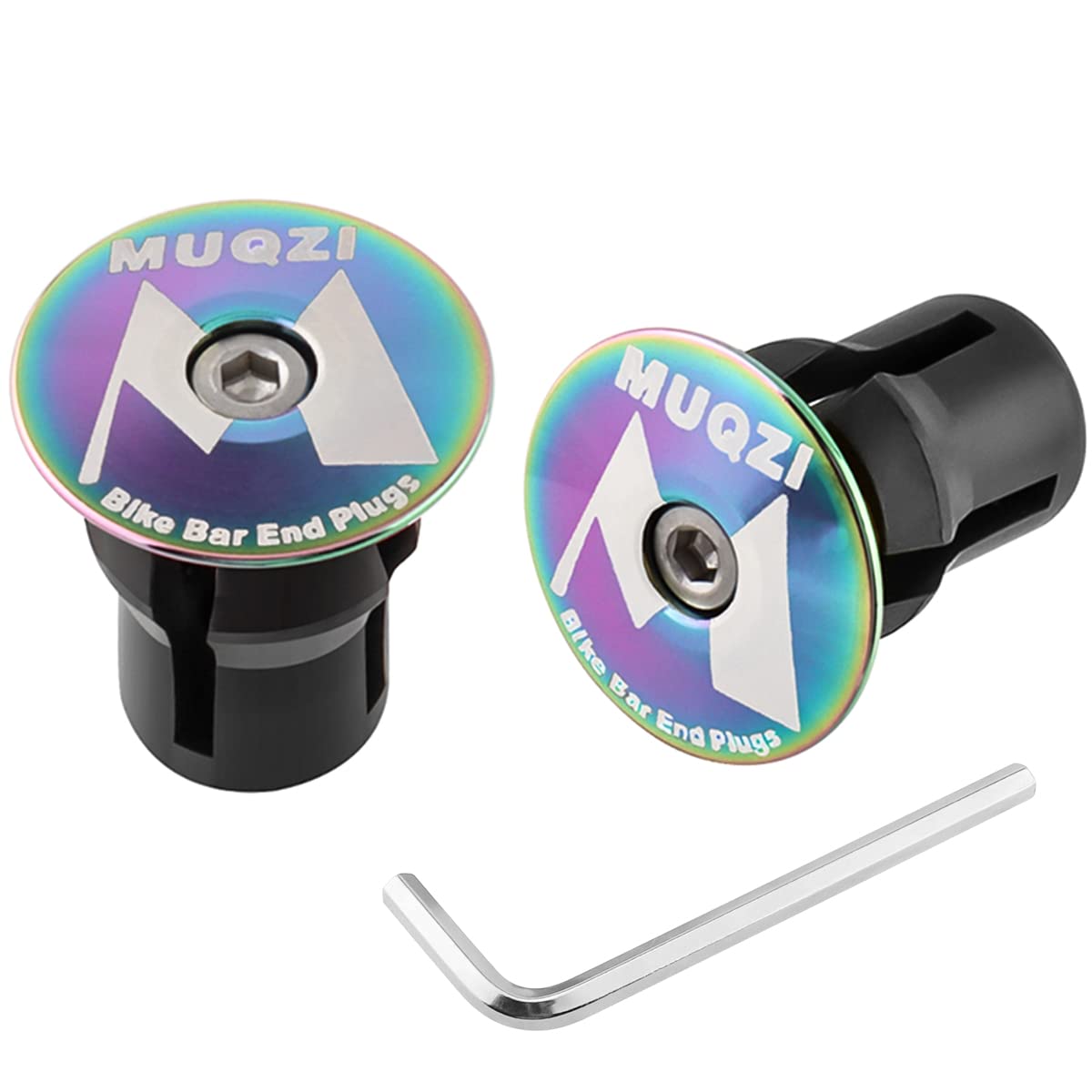 Snapklik.com : MUQZI Bar End Plugs 1 Pair Aluminum Bar Ends Handlebar ...