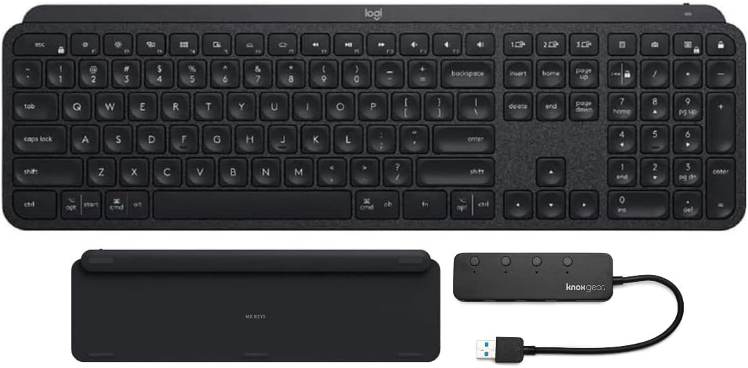Amazon.com: Logitech MX Keys Advanced Wireless Illuminated Keyboard for ...