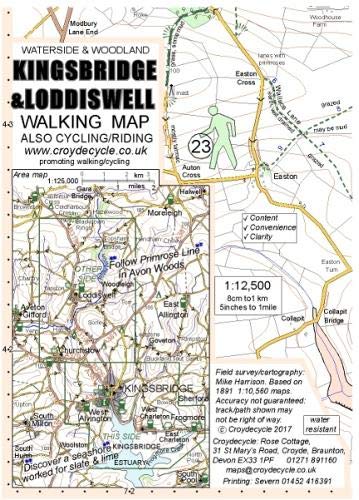 Kingsbridge & Loddiswell Walking Map: 23 : Harrison, Mike: Amazon.co.uk ...