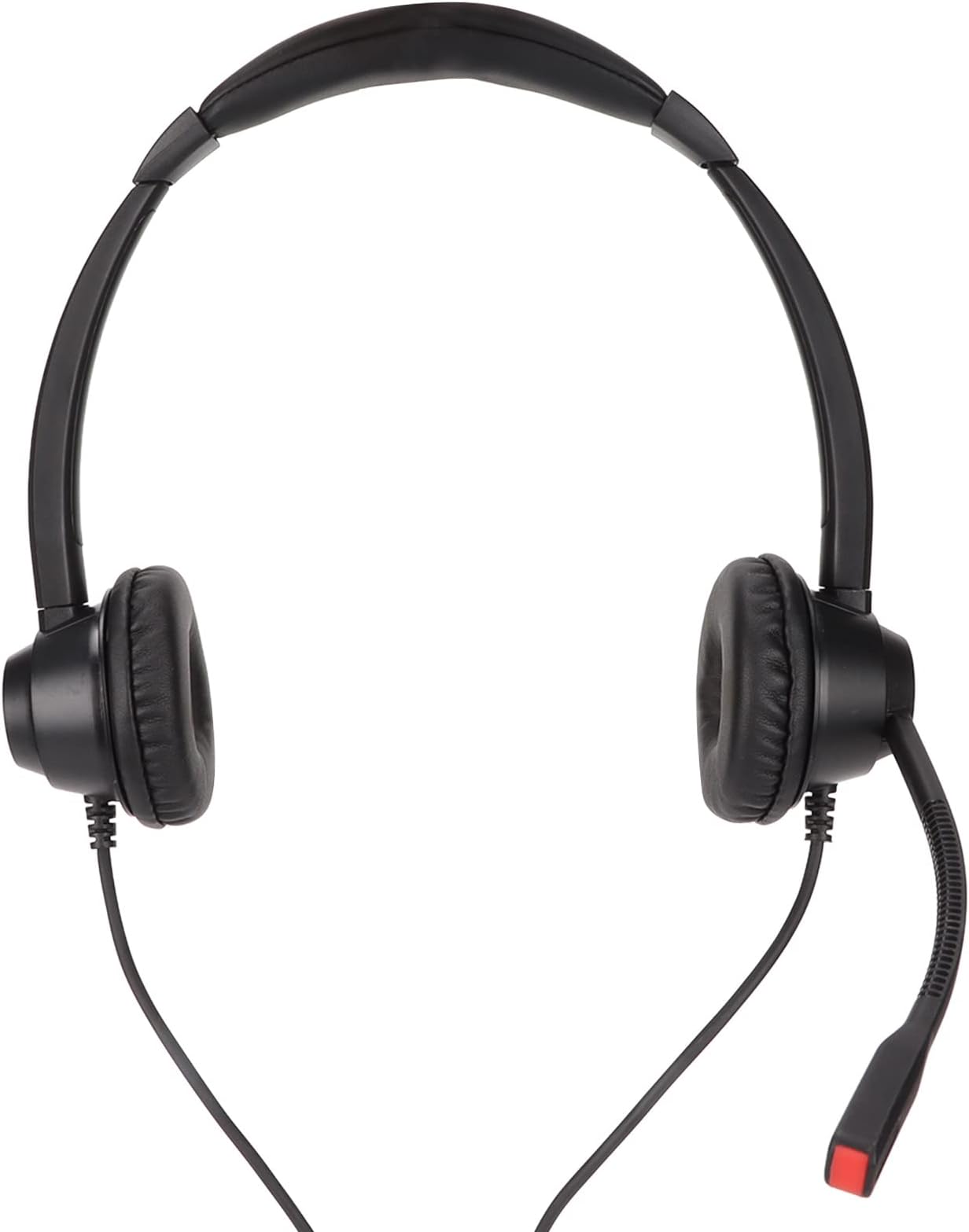RJ9 Telephone Headset with Microphone Noise Cancelling Dual Ear Office ...