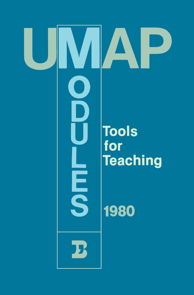 Buy UMAP Modules 1980: Tools for Teaching (Modules and Monographs in ...