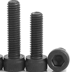 Amazon.co.jp: 304 Stainless Steel Cylinder Head Hex Black Screw Cup ...