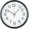 Amazon.com: Universal 11381 Indoor/Outdoor Clock, 13 1/2", Black ...