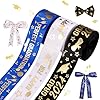 Amazon.com: PEUTIER 3 Rolls 5 Yards Graduation Ribbon, Class of 2024 ...