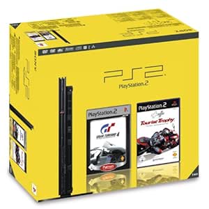 PlayStation 2 - PS2 Konsole, black inkl. Gran Turismo 4 + TouristTrophy ...