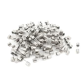 IIVVERR 100 Pcs 250V 5A F5AL Quick Fast Blow Glass Fuses 5 x 20mm (100 ...