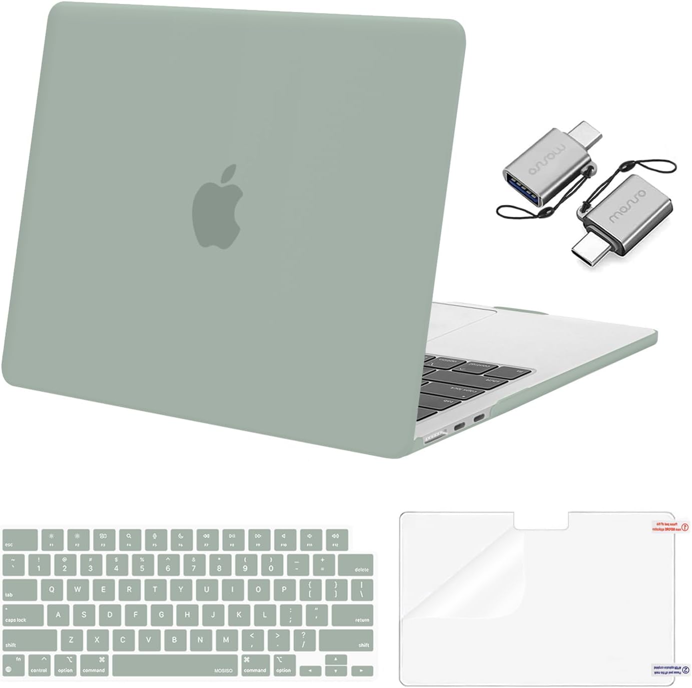 Amazon.com: MOSISO Compatible with MacBook Air 13 inch Case 2024 2023 ...