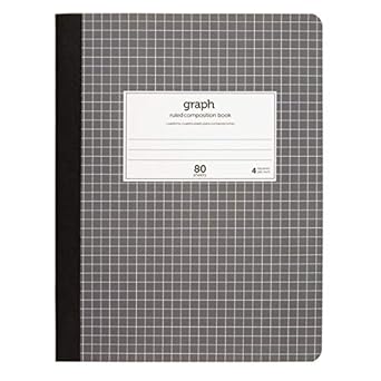 Office Depot Brand Quad Composition Book, 9 3/4" x 7 1/2", Quadrille ...