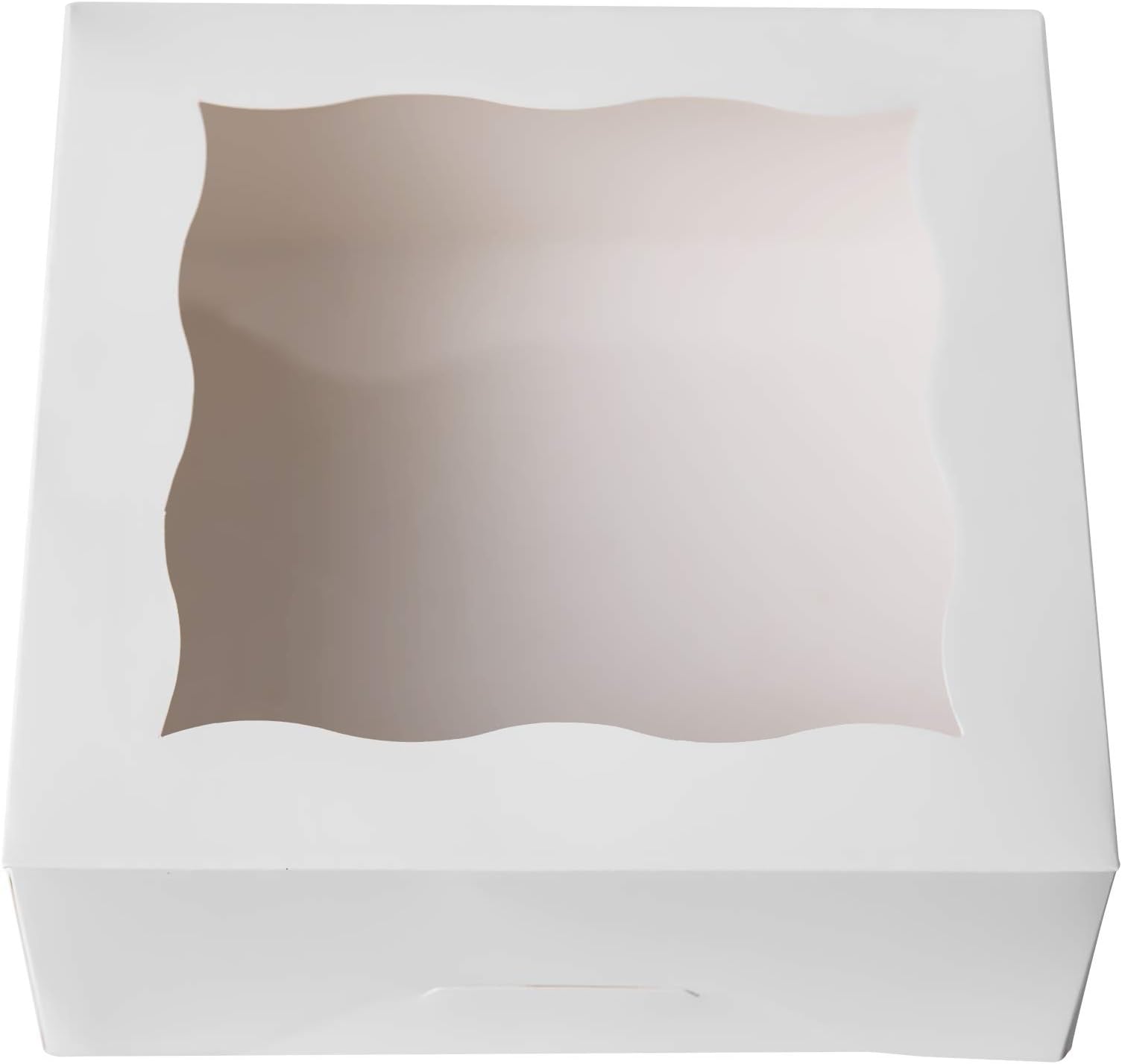 Amazon.com: ONE MORE 6" White Bakery Boxes with pvc Window for Pie and ...