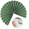 Amazon.com: mifengda 18Pc Party Red and Green Paper Fans Merry ...
