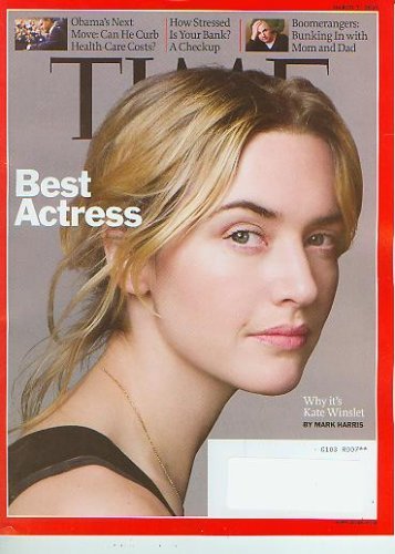 Time Magazine March 2 2009 Best Actress Why It's Kate Winslet (Obama's ...