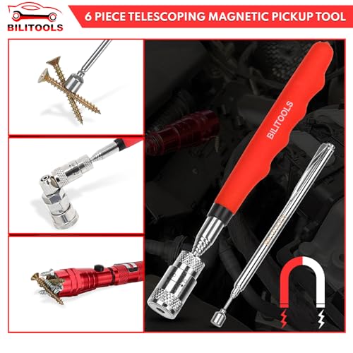 BILITOOLS 15-Piece Universal Ratcheting Serpentine Belt Tool Set ...