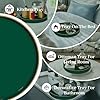 Amazon.com: MAONAME Dark Green Decorative Tray, 13" Round Serving Tray ...