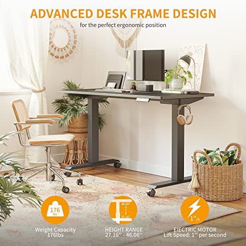 Snapklik.com : BANTI 48 X 24 Inch Standing Desk, Stand Up Height ...