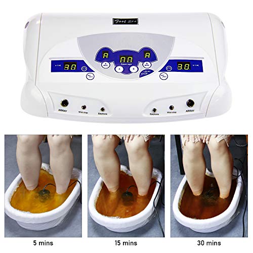 veicomtech Machine de désintoxication pour bain de pieds à double ...