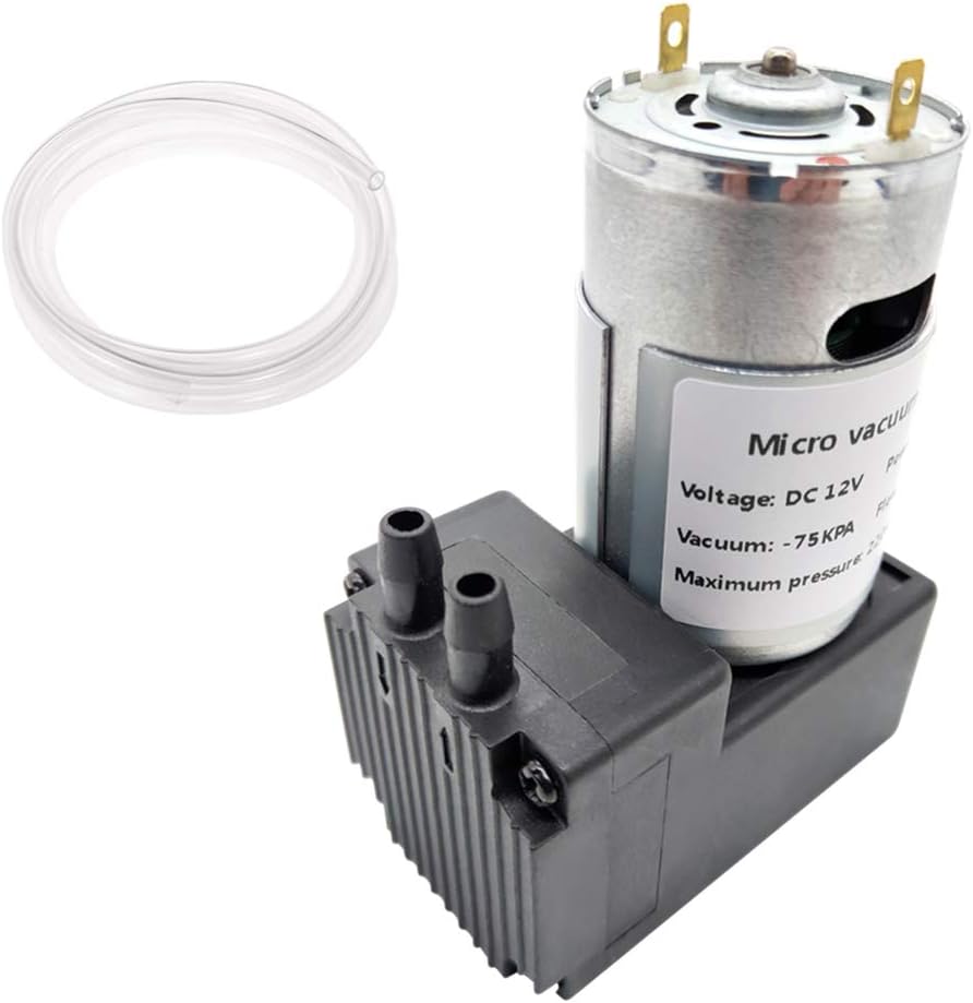 Amazon.com: 12V Vacuum Pump Micro Air Pump Low Noise Negative Pressure ...