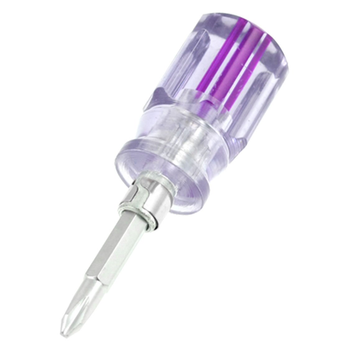 Amazon.com: uxcell Purple Clear Plastic Handle Magnetic Slotted ...