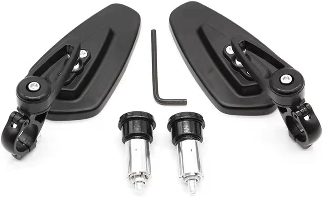 ZUWEPO Motorcycle Mirror 22mm Handlebar Handle Ends Rearview Mirrors ...
