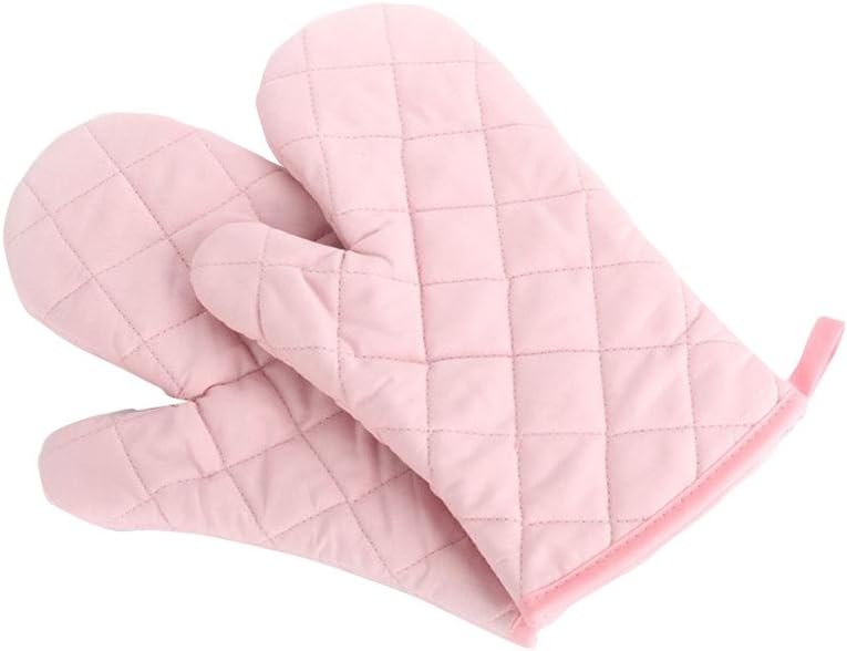 Oven Baking Gloves Thick Heat Resistant Insulation Heat Proof Cotton ...
