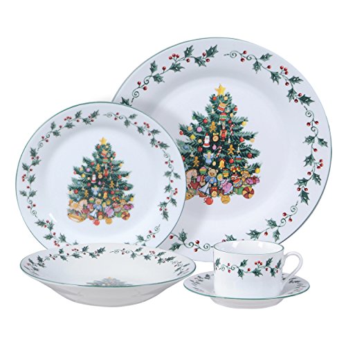 Top 8 Christmas Tree Dinnerware Sets for A Festive Tablescape