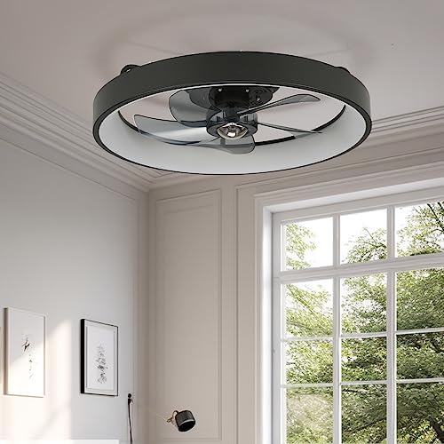Amazon.com: Retusior Ceiling Fan with Lights Remote Control Timing LED ...