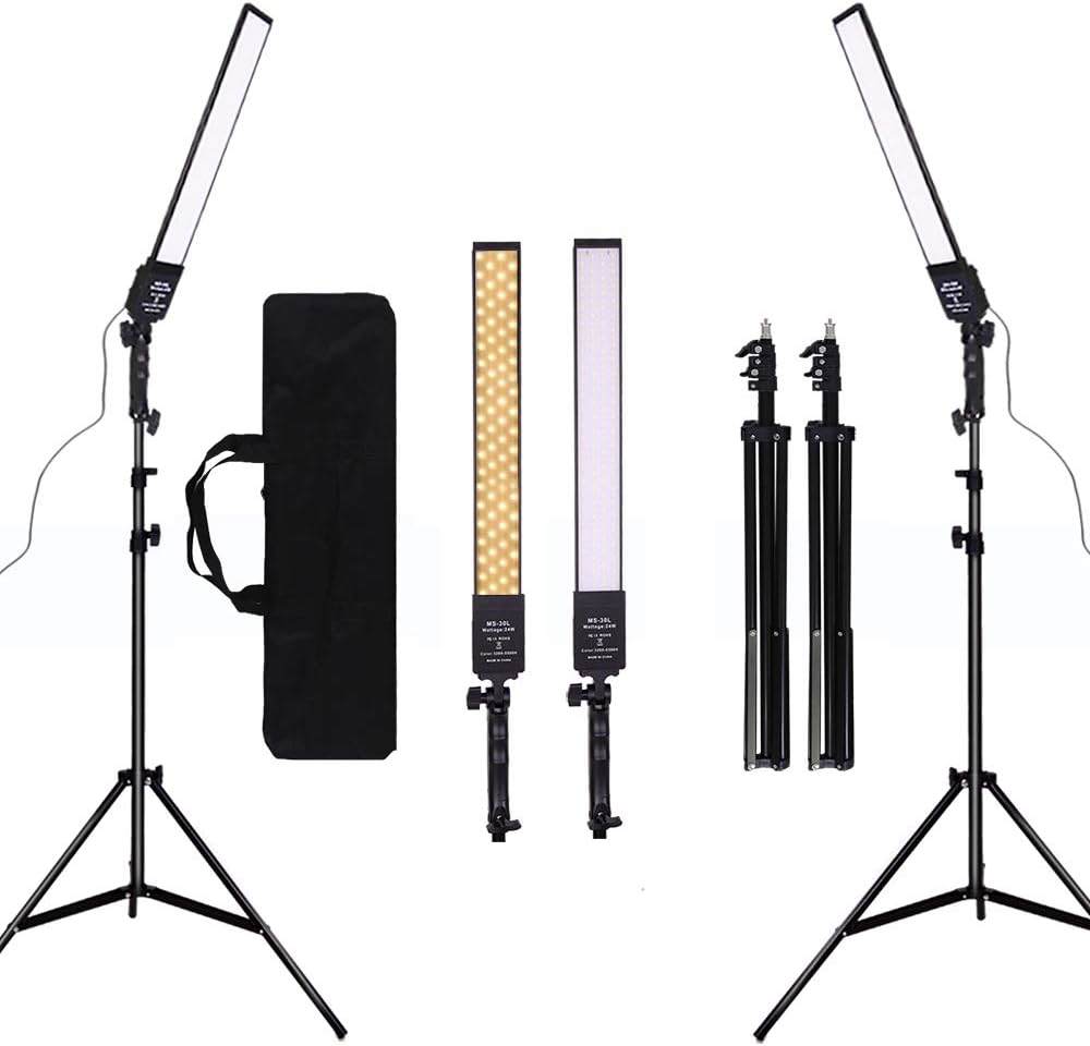 GSKAIWEN LED Light Photography Studio LED Lighting Kit Adjustable Light ...