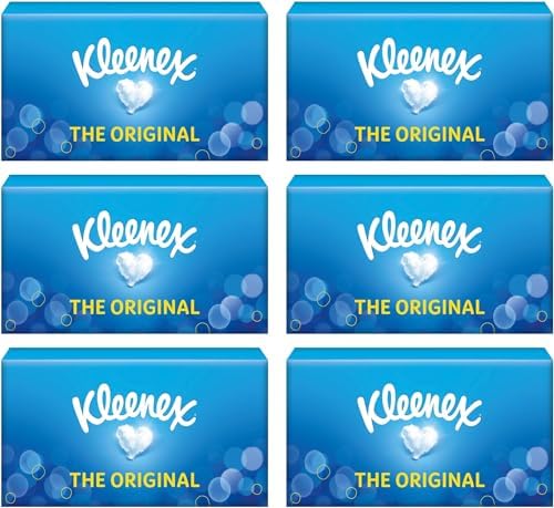 Kleenex Original Facial Tissues – 6 Standard Tissue Boxes : Amazon.co ...