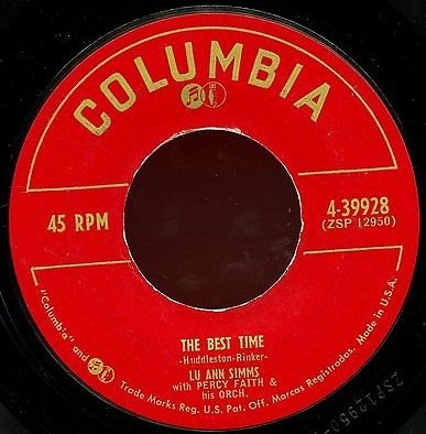 Lu Ann Simms with Percy Faith - Moving Away and The Best Time - Amazon ...