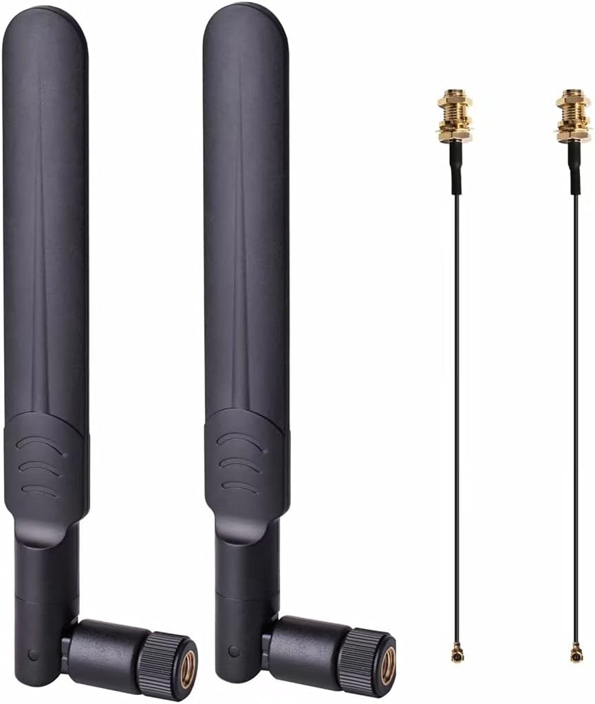 Amazon.com: DIYmall 2.4G WiFi Antenna with U.FL to Female SMA Cable ...